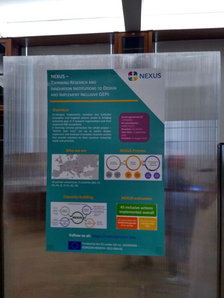 The NEXUS project was featured in the poster exhibition of the final ...